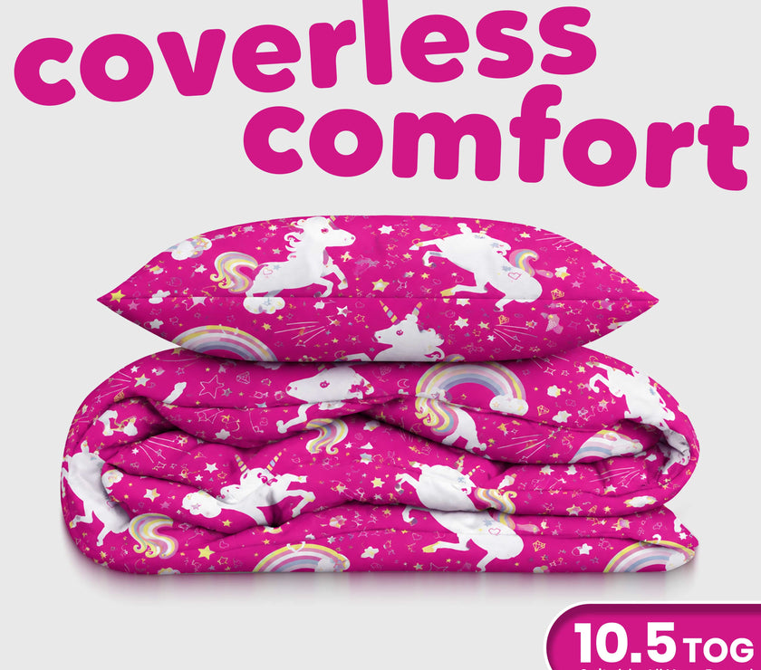 OLIVIA ROCCO Coverless Duvet Set 10.5 Tog All Seasons Microfibre Single ...